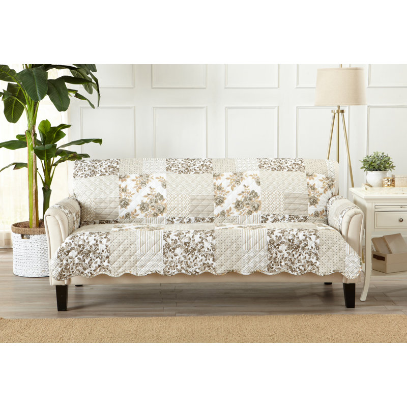 Winston Porter Patchwork Reversible Sofa Pet Furniture Protector Slipcover Reviews Wayfair